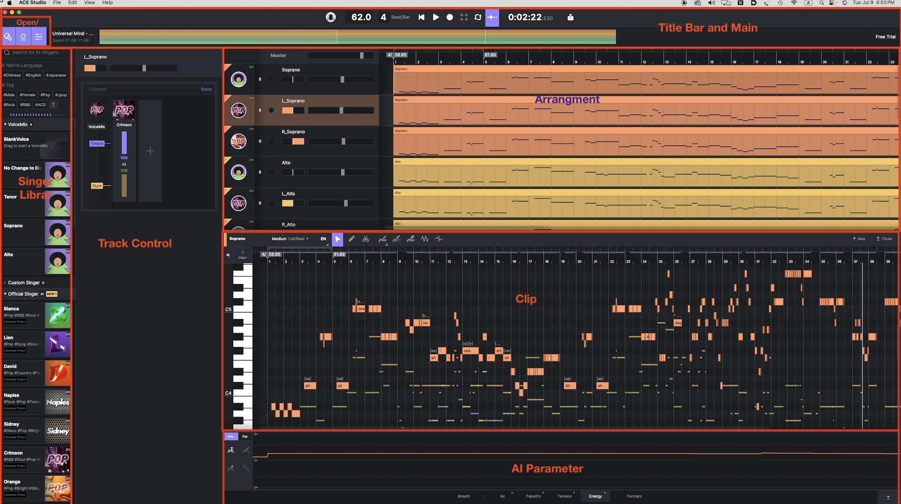 Using ACE Studio AI to Create Vocal Tracks or Choral Music from MIDI | Arranger For Hire